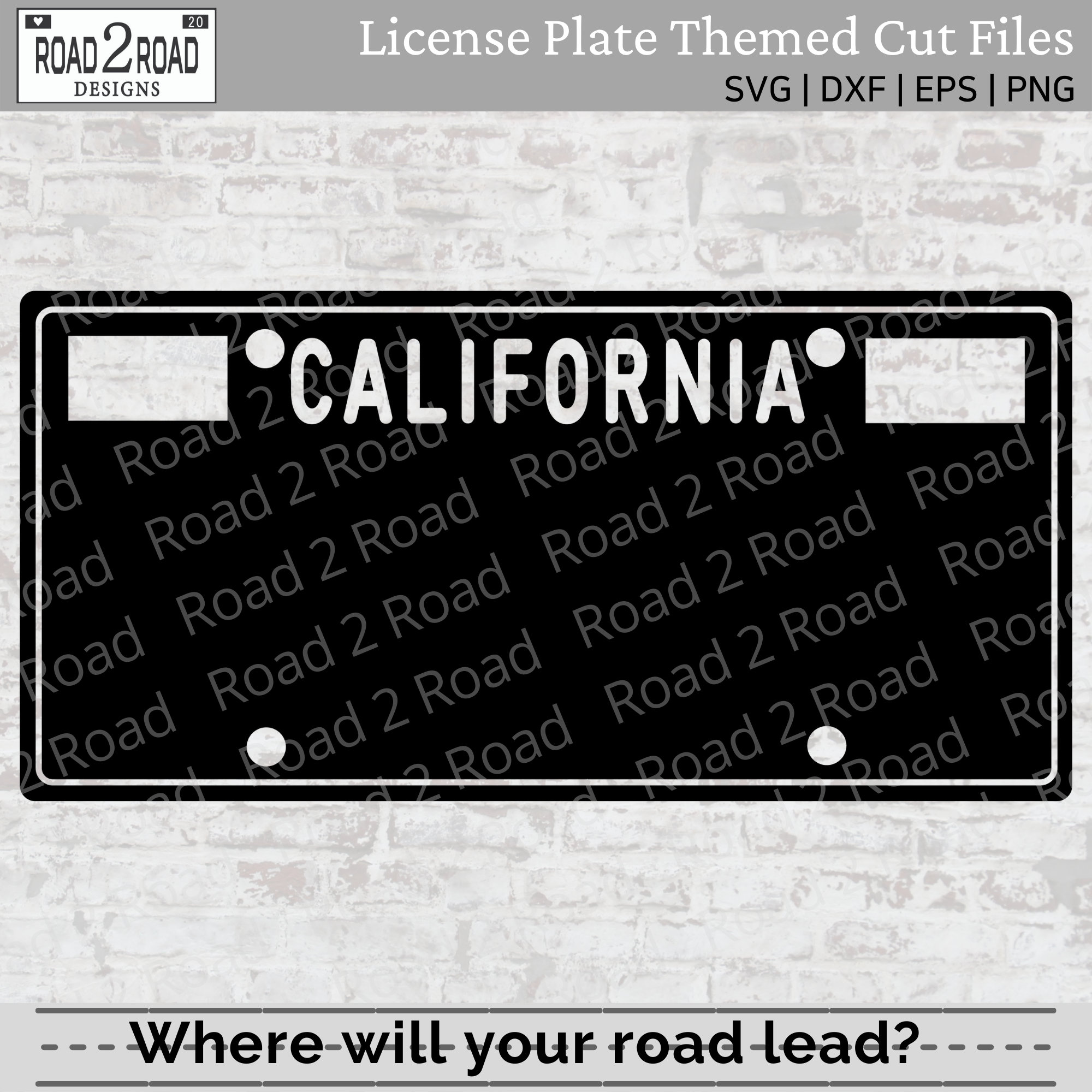 California SVG Blank License Plate SVG Cut File the Golden - Etsy Canada