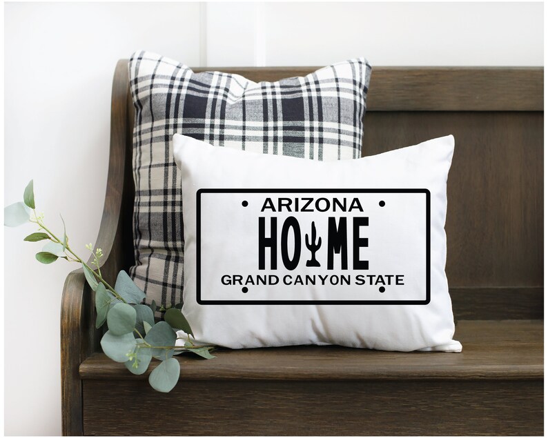 Arizona License Plate SVG Cactus SVG Cut File Grand Canyon - Etsy