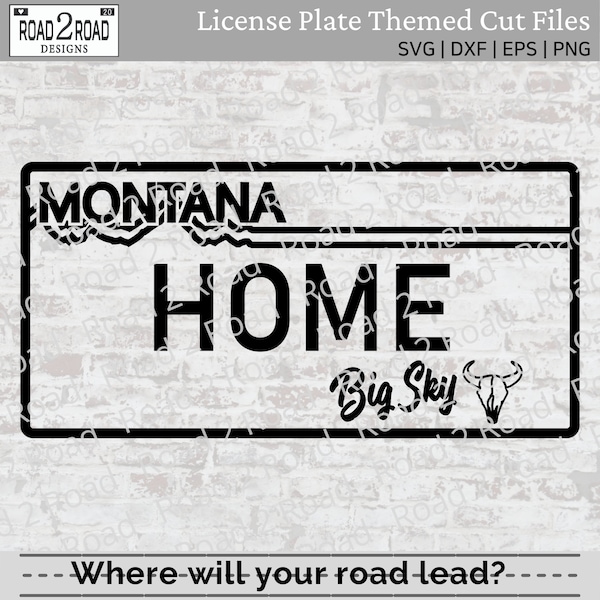 Montana License Plate Png - Etsy