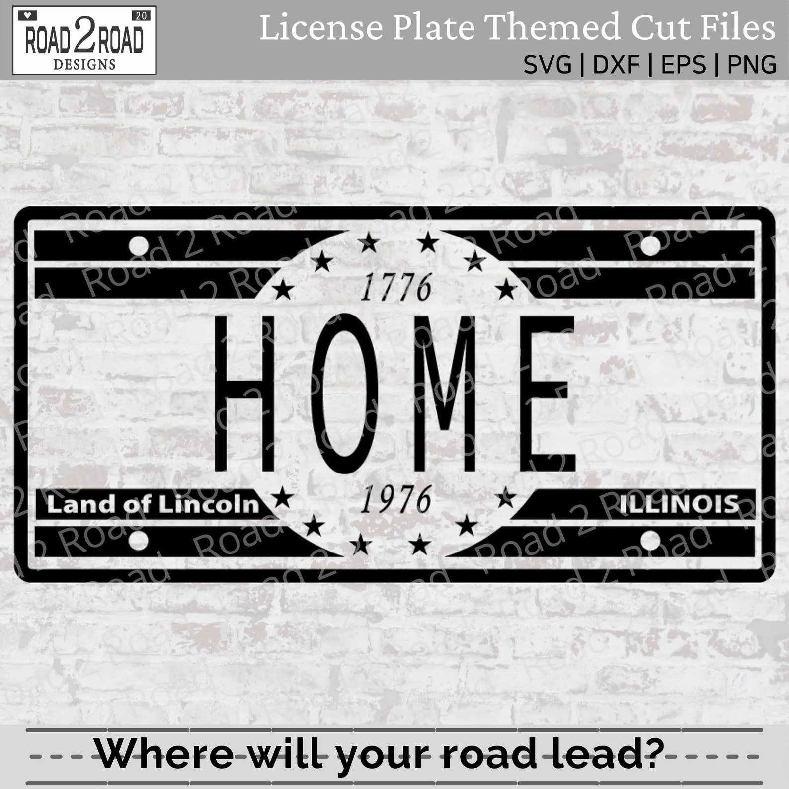 Vintage Illinois License Plate Svg / Home State Love SVG / - Etsy Hong Kong