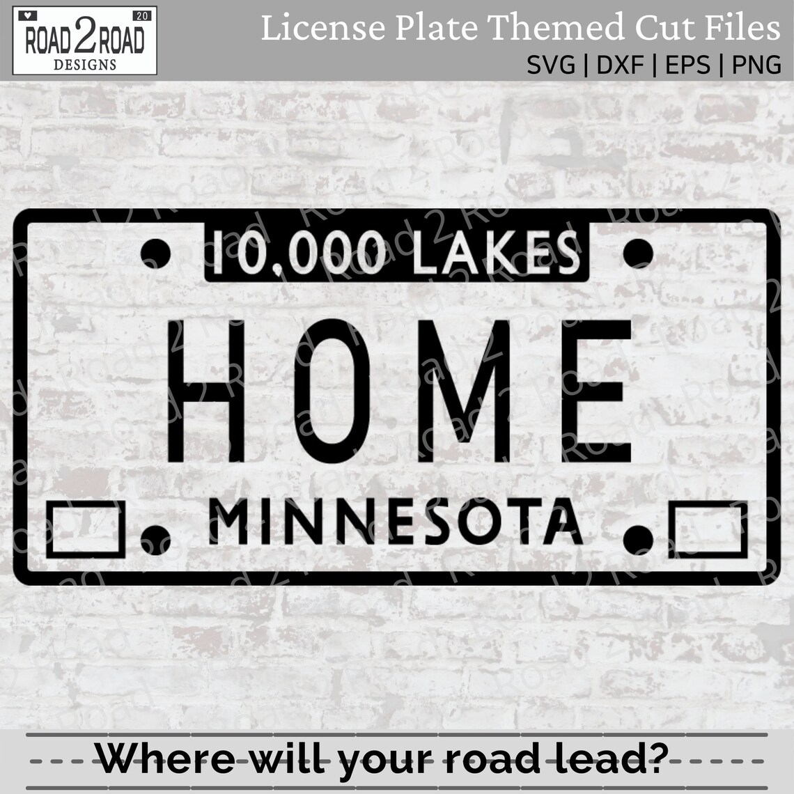 Minnesota Home License Plate SVG for Cricut Cut Template | MN T-shirt ...