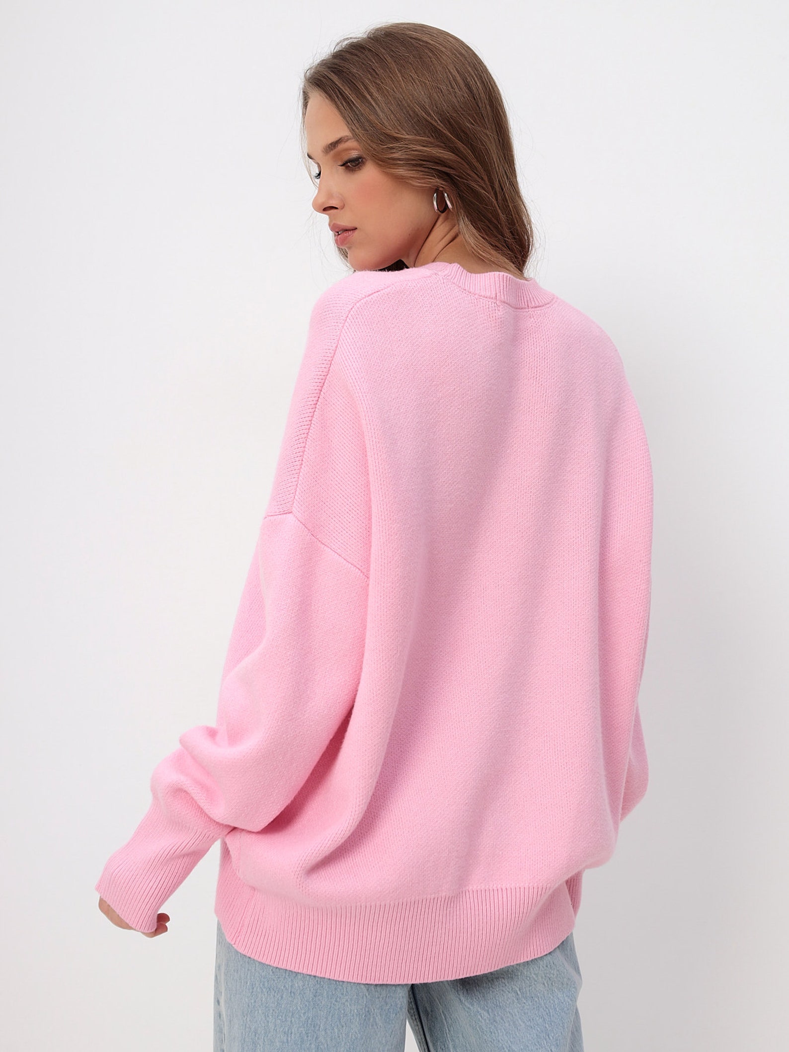 Aesthetic Pullover, Knitted Sweater Oversize for Woman / Knit Cotton ...