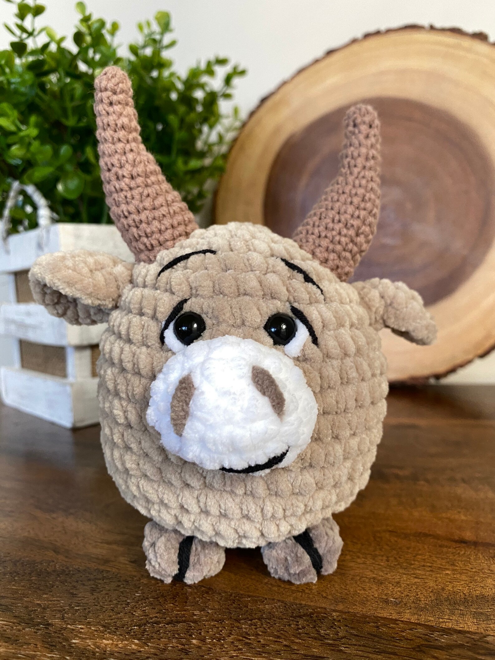 Crocheted Bull Amigurumi Bull Toy Handmade Toddler Toys - Etsy UK