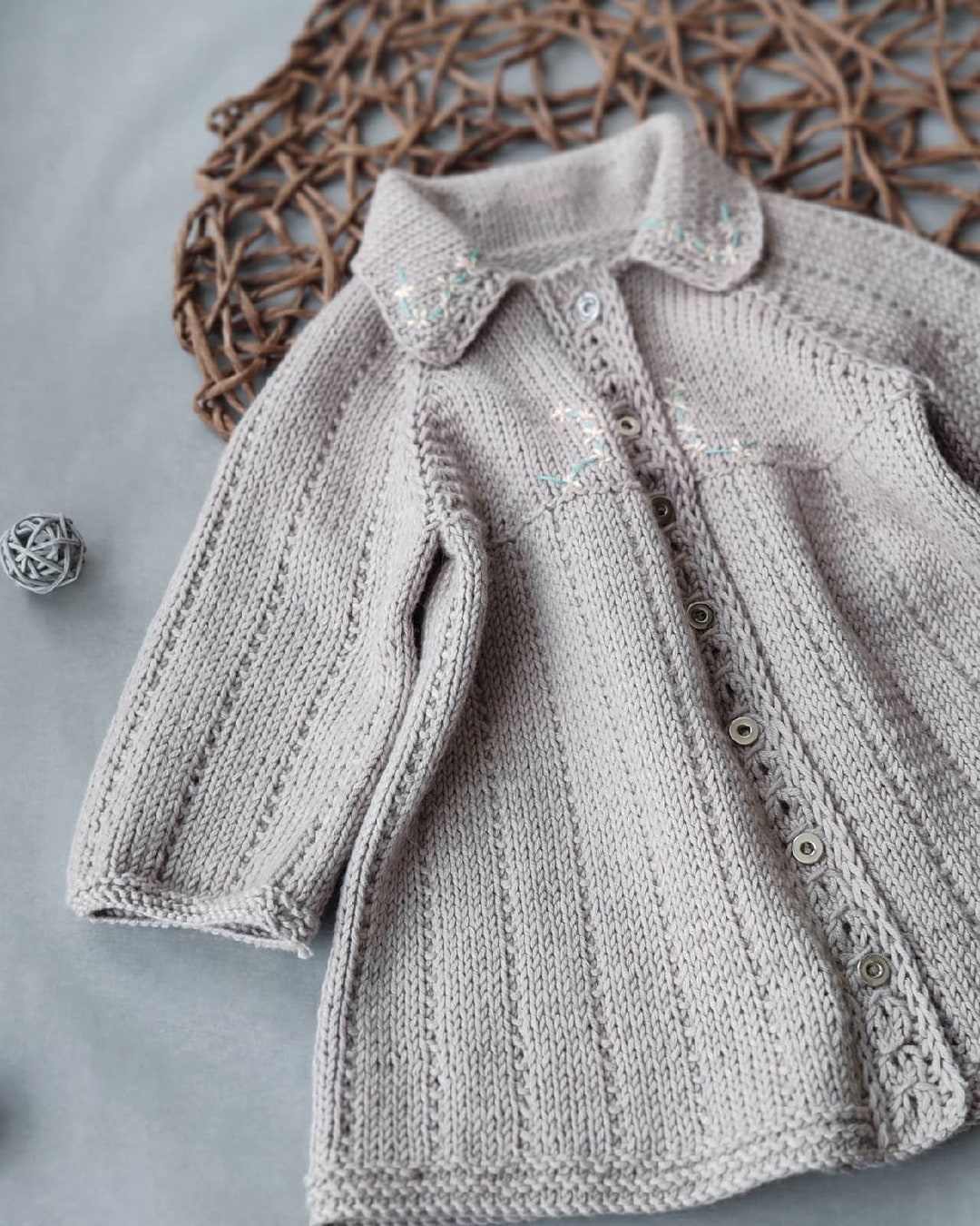 Baby Dress Knitting Pattern PDF Knit Baby Dress Toddler - Etsy