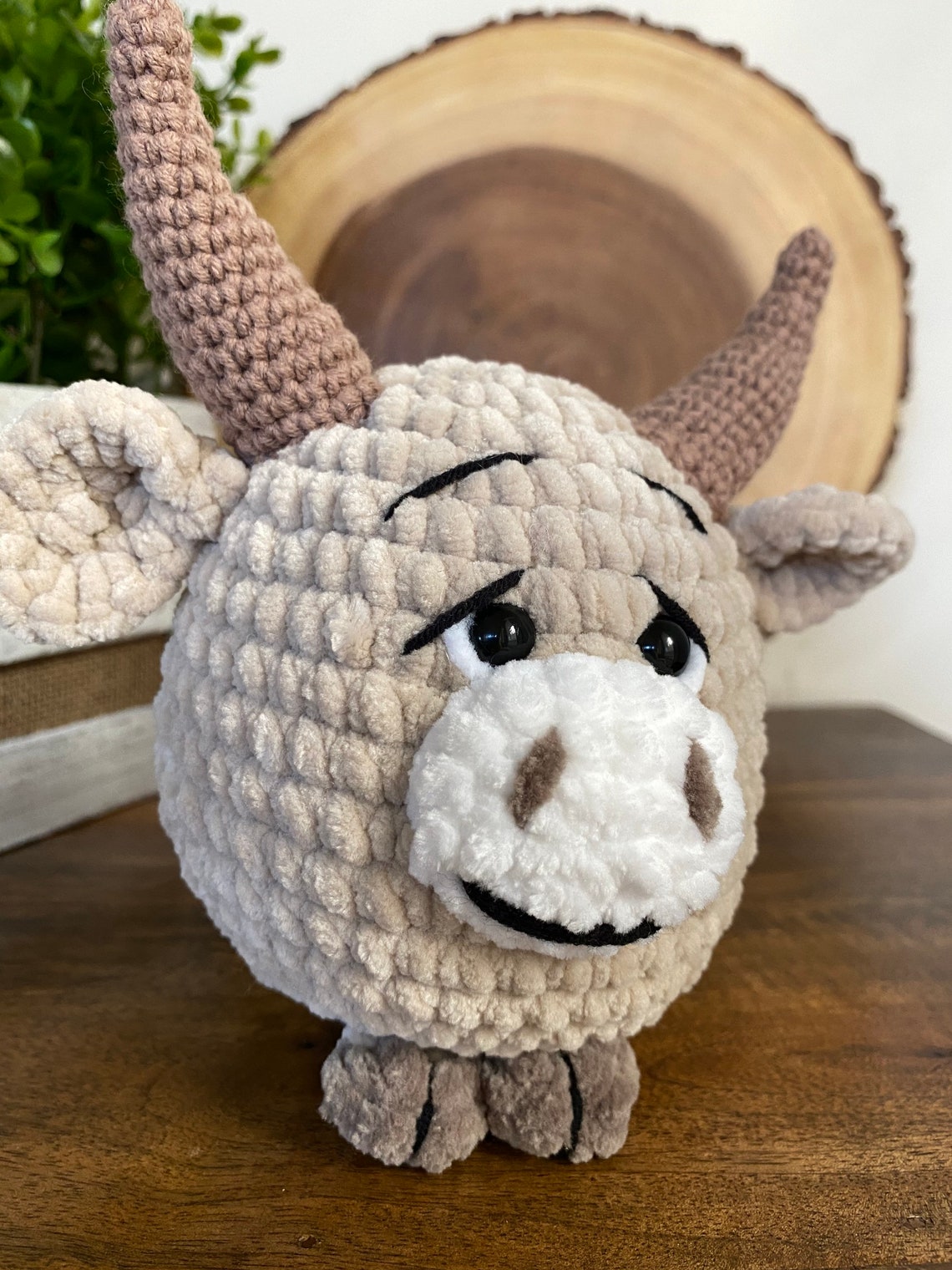 Funny Crocheted Bull Amigurumi Ox Toy Handmade Toddler Toys - Etsy