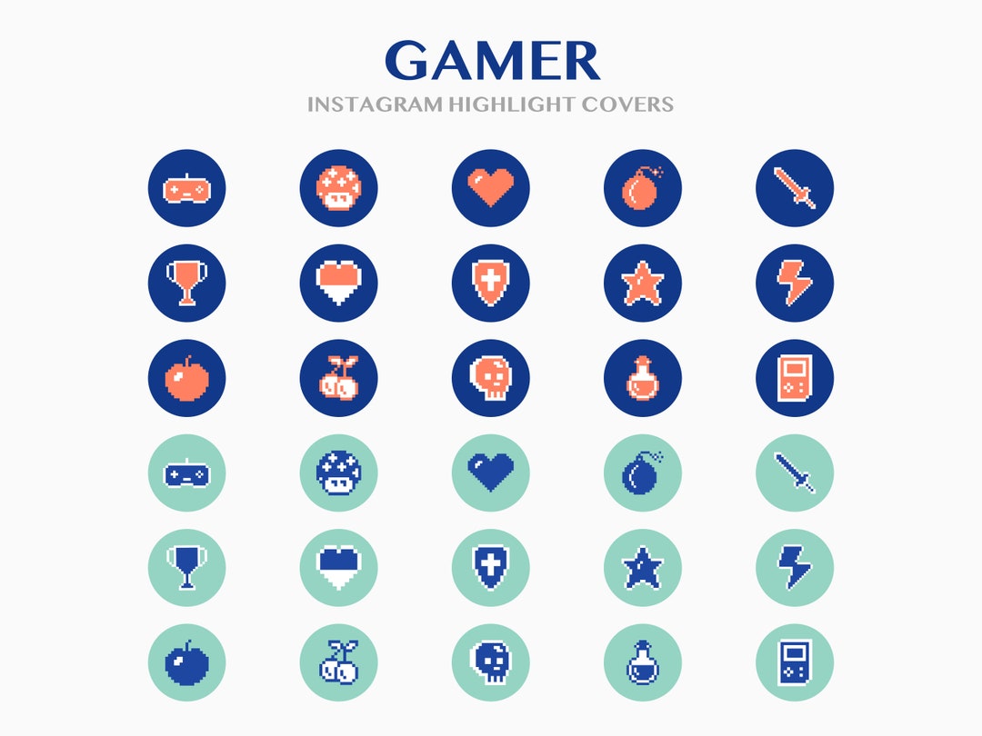 30 Gamer Instagram Highlight Covers Streamer Highlight - Etsy