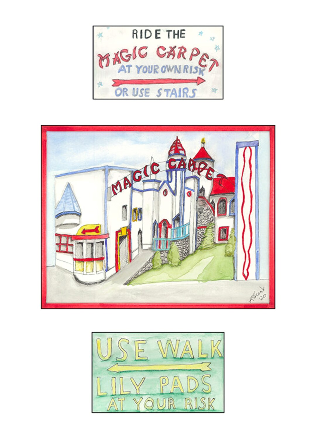 Crystal Beach Magic Carpet Ride - Etsy