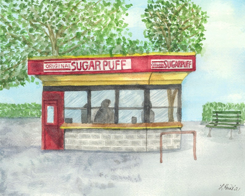 Crystal Beach Sugar Puff Stand - Etsy