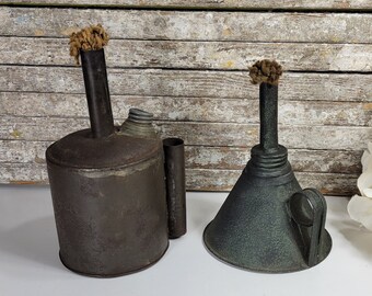 Antique Tin Oil Lantern - Etsy