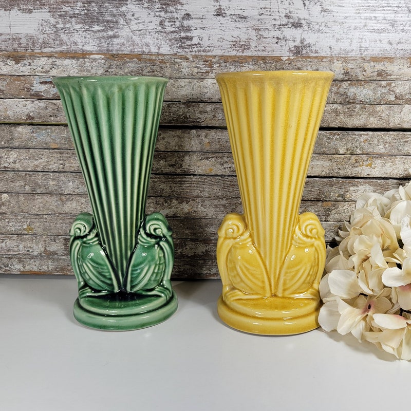 Red Wing Pottery Vase - Etsy