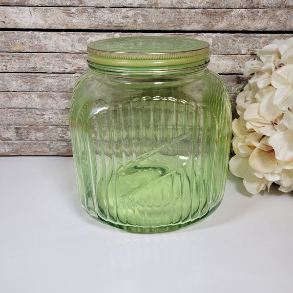 Ribbed Glass Jars - Etsy