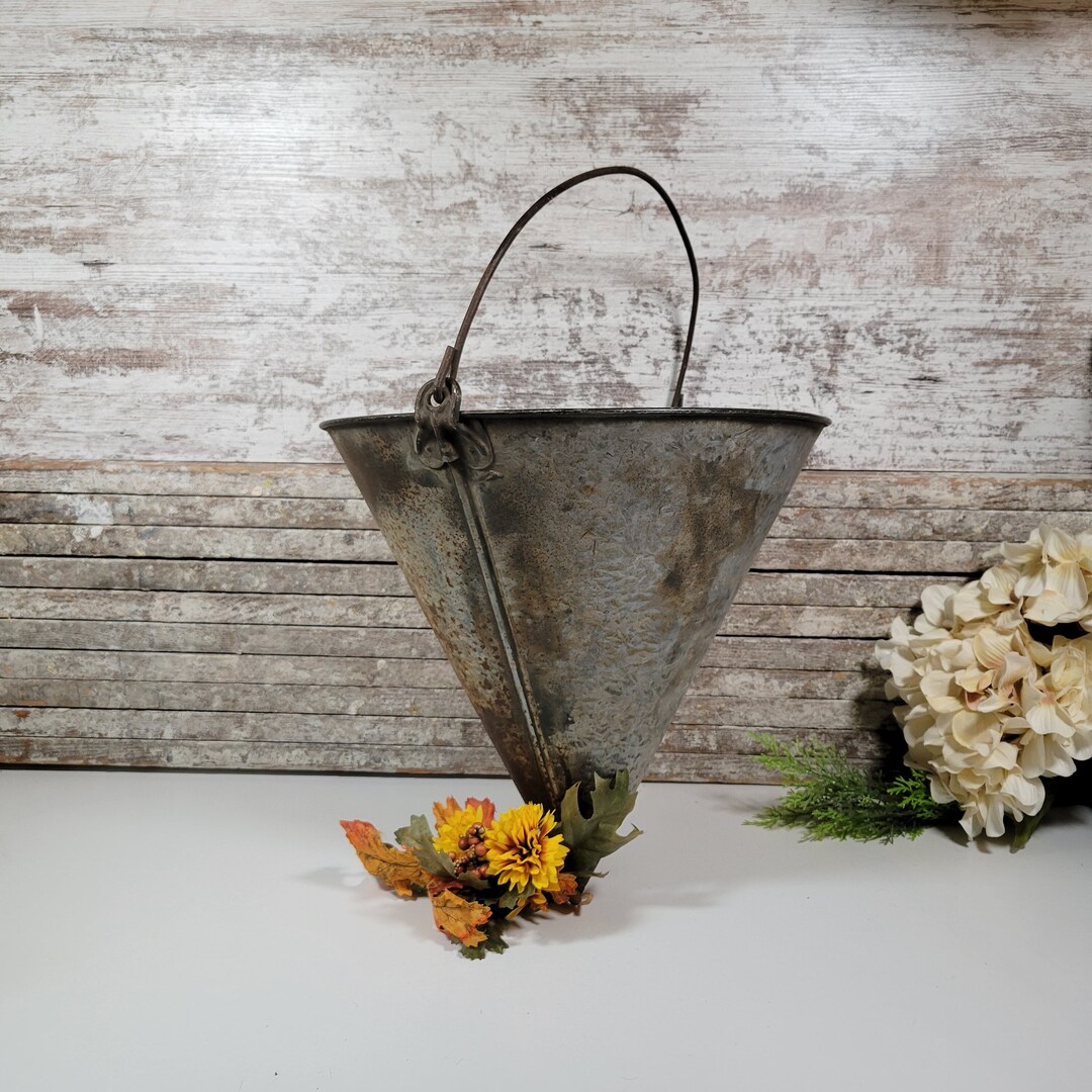 Fire Bucket Vintage Conical Shaped Fire Bucket 1920's - Etsy