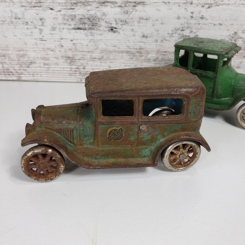 Cast Iron Toy Car Arcade 5 Ford Model A Sedan Touring | Etsy