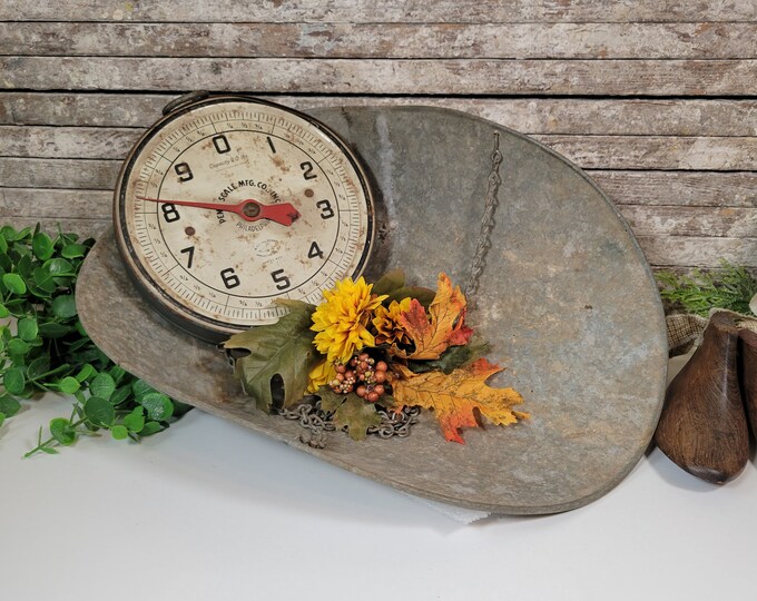 Vintage Grocers Produce Hanging Scale With Tin Pan, Penn Scale Mfg. - Etsy