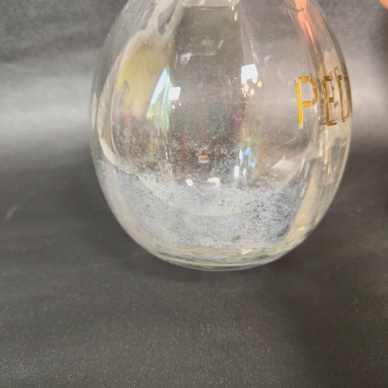 Pre-prohibition Pedigree Bar Back Decanter, Pre 1920's. One Decanter ...
