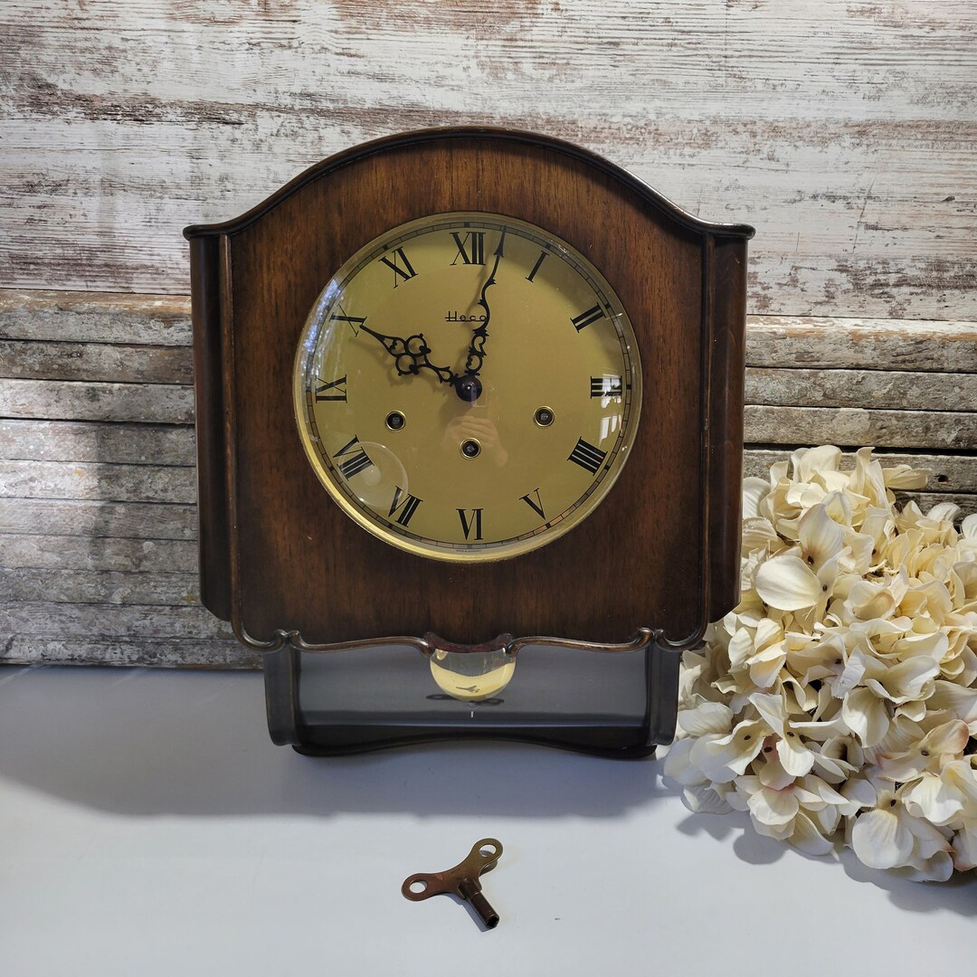 Vintage Heco 8 Day Wall Clock 1960's Clock With - Etsy