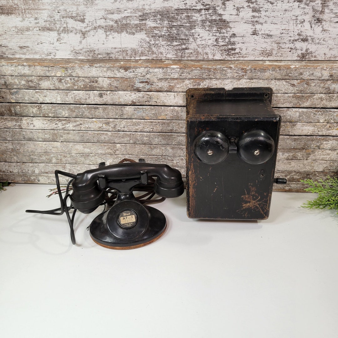 Western Electric Phone and Ringer Box, Antique - Etsy