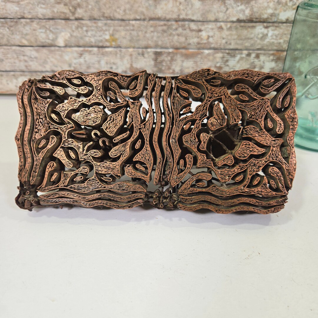 Vintage Indonesian Batik Copper Fabric Textile Stamp With Handle - Etsy