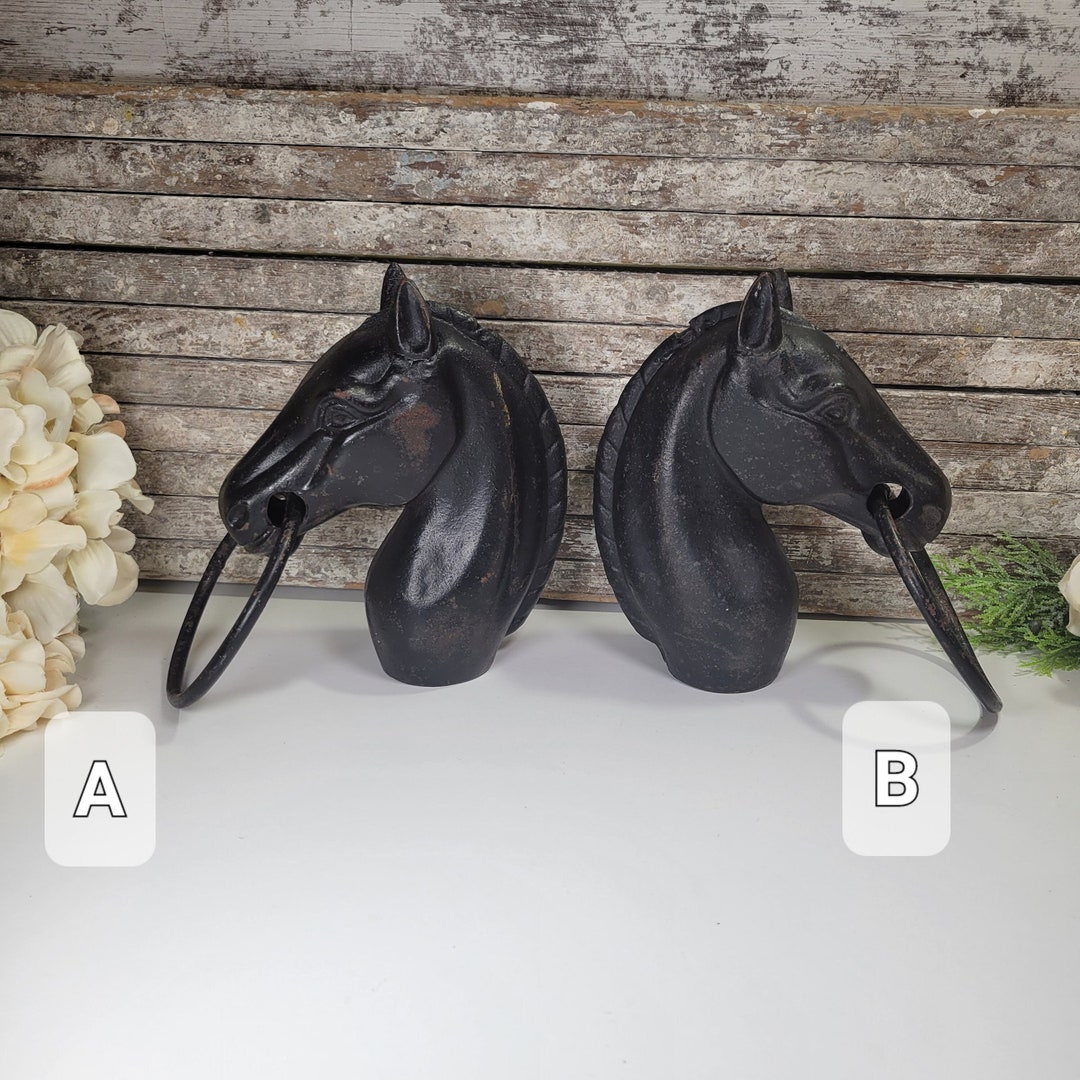 Cast Iron Horse Head Post Toppers, Finials, Sold Separately, - Etsy