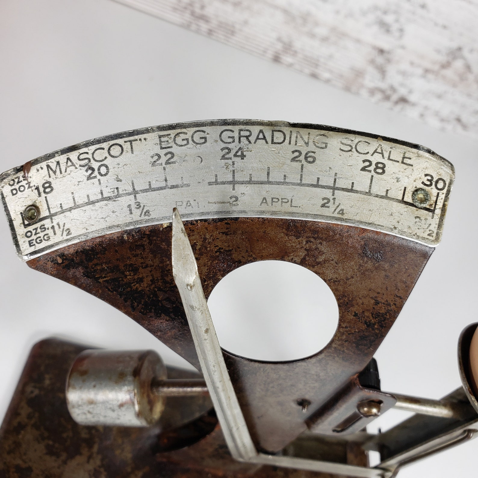 Mascot Egg Grading Scale Antique Egg Scale Primitive And | Etsy