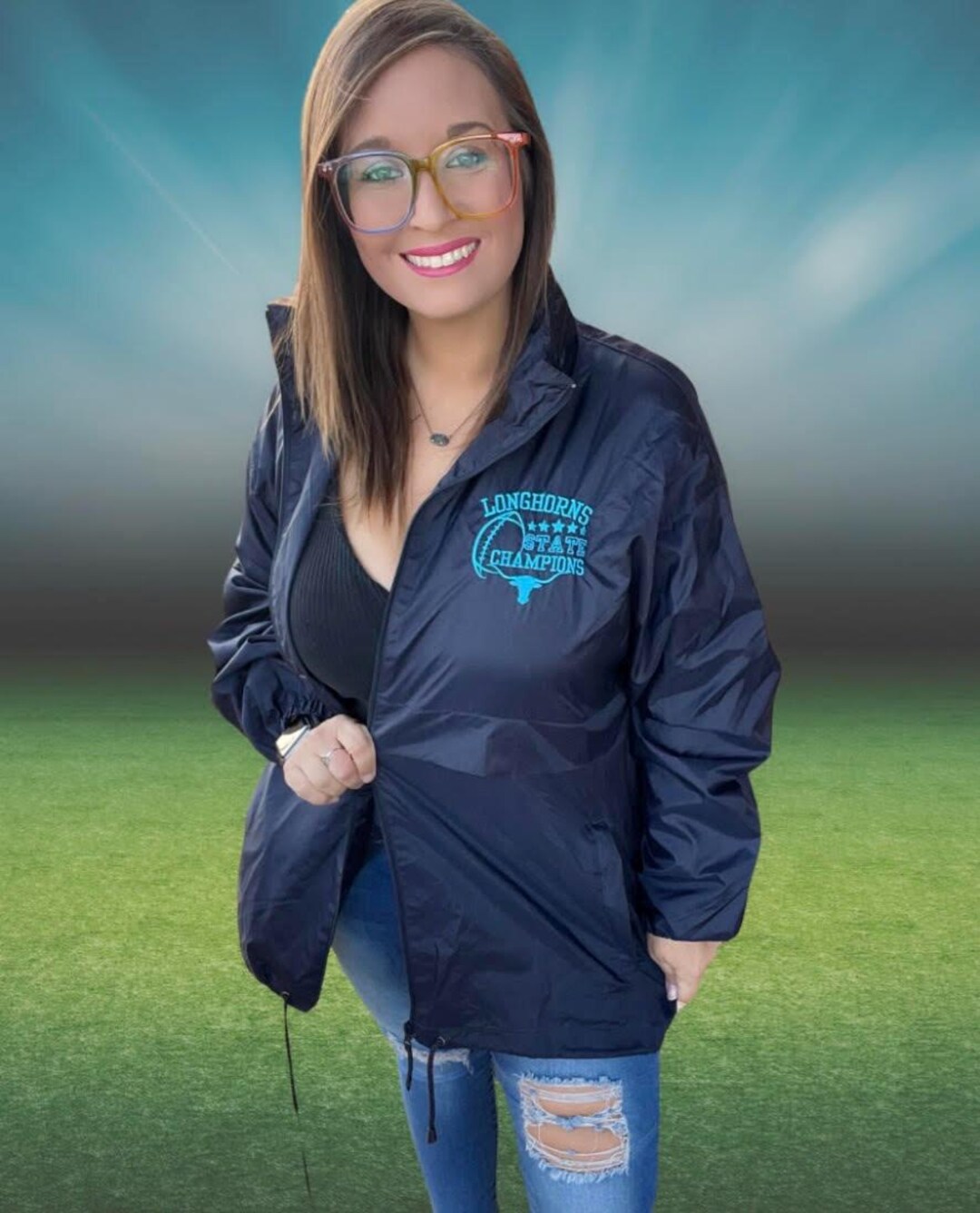Longhorns Windbreaker - Sam Mariano - Untouchable - Etsy