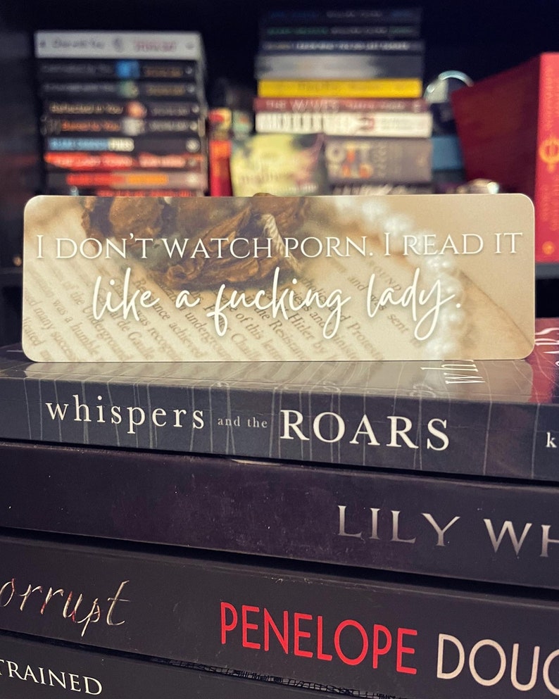 I Dont Watch Porn Bookmark Etsy