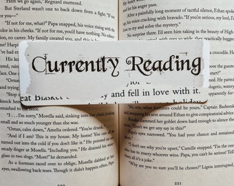 Currently Reading Bookmark - Etsy