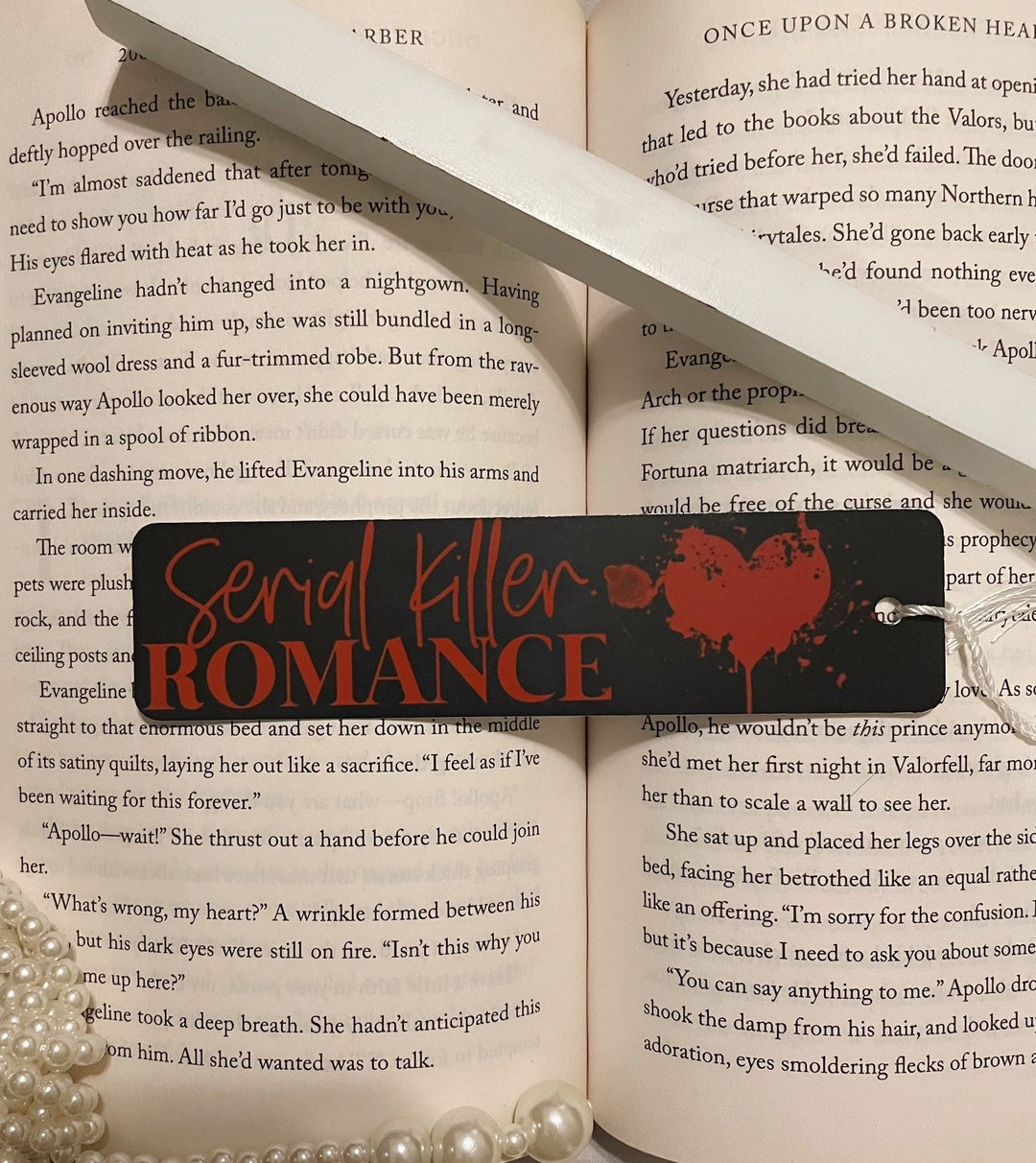 Serial Killer Romance Aluminum Bookmark - Etsy