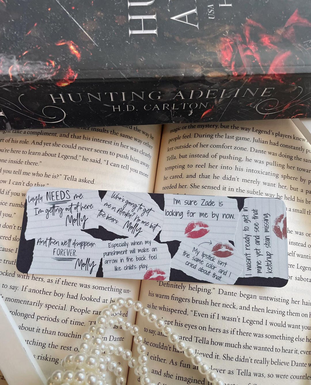 Hunting Adeline Bookmark - H.D. Carlton - Etsy UK