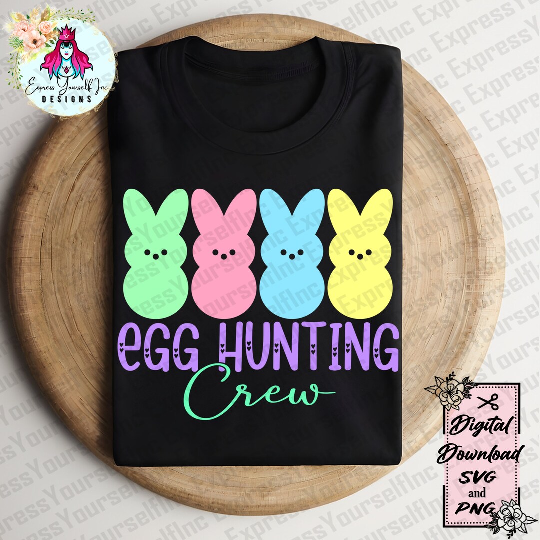Egg Hunting Crew Svg, Happy Easter SVG, Funny Easter PNG, Egg Hunt SVG ...