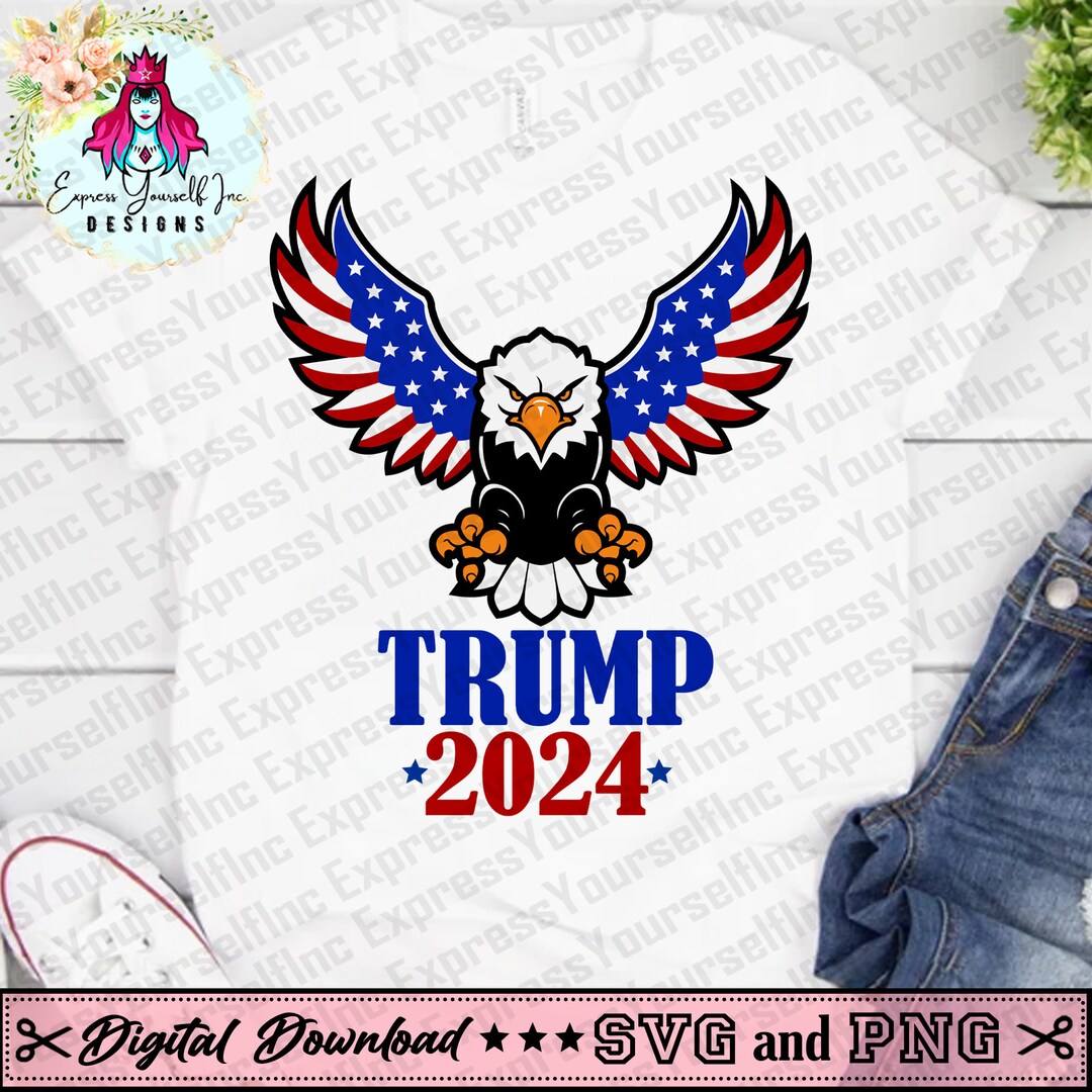 Buy Trump Eagle Svg Png, Trump 2024 Svg, Republican Svg, Trump America ...