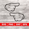 Pointing Finger #3 SVG, Pointing Finger SVG, Pointing Hand SVG ...