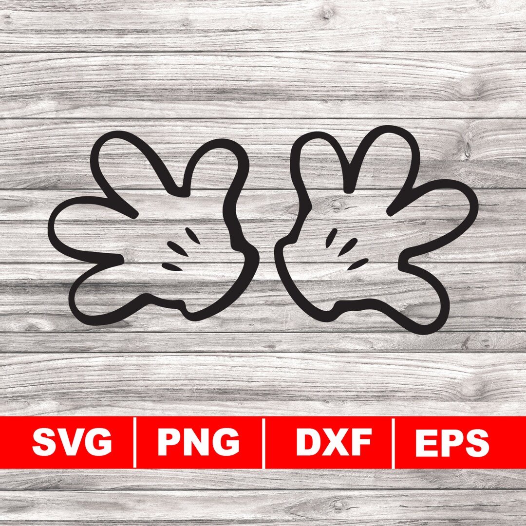 Cartoon Hand Gloves Svg, Digital Download, Gloves Svg, Open Hand Gloves ...