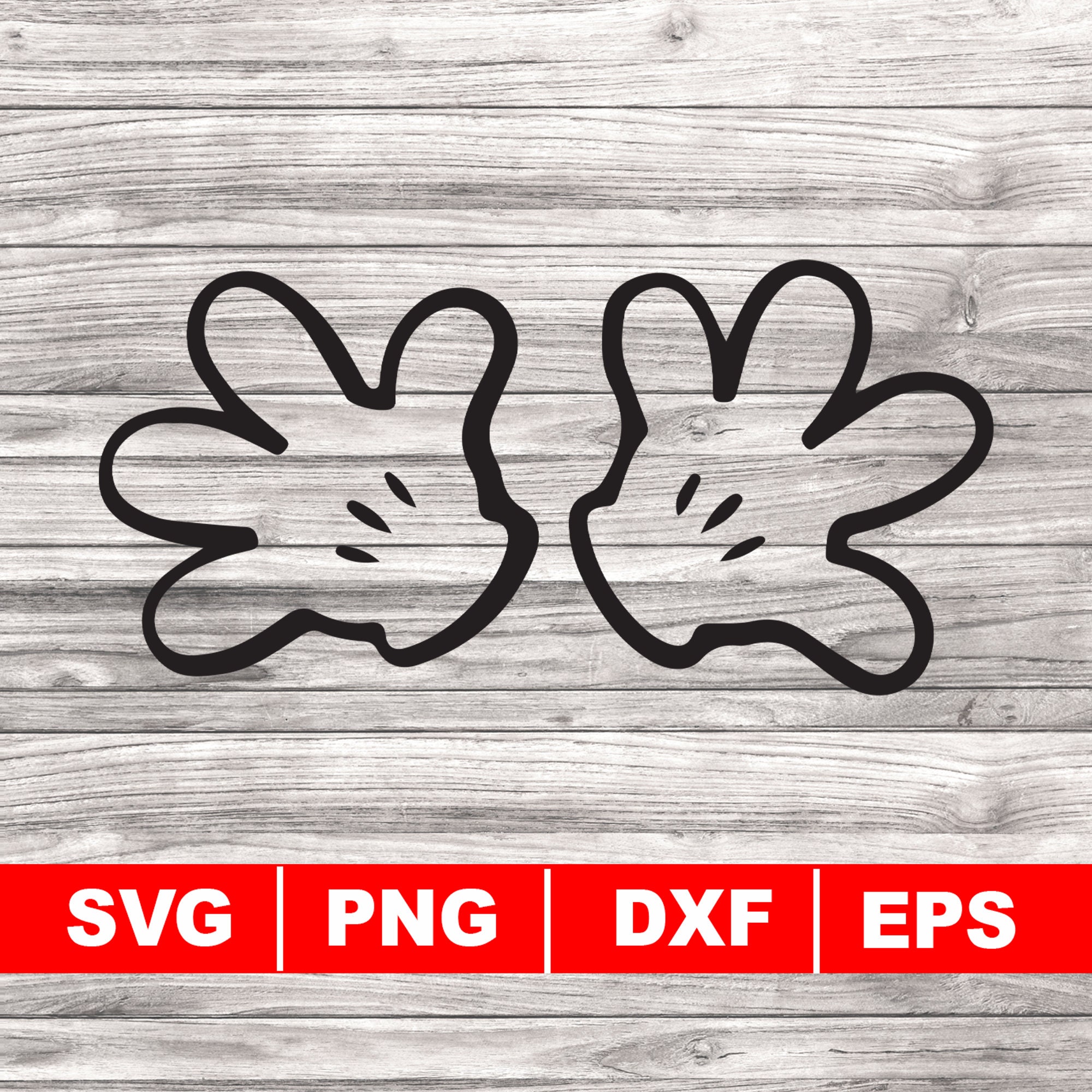Mickey Mouse Hand Clipart