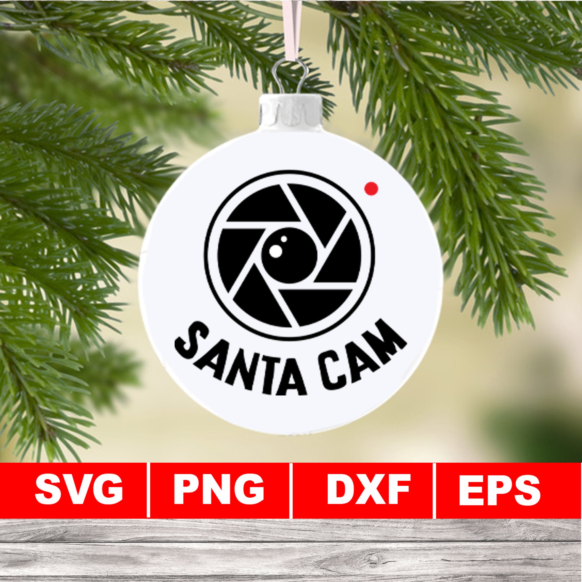 Santa Cam Svg Christmas Svg Instant Download Santa Camera - Etsy