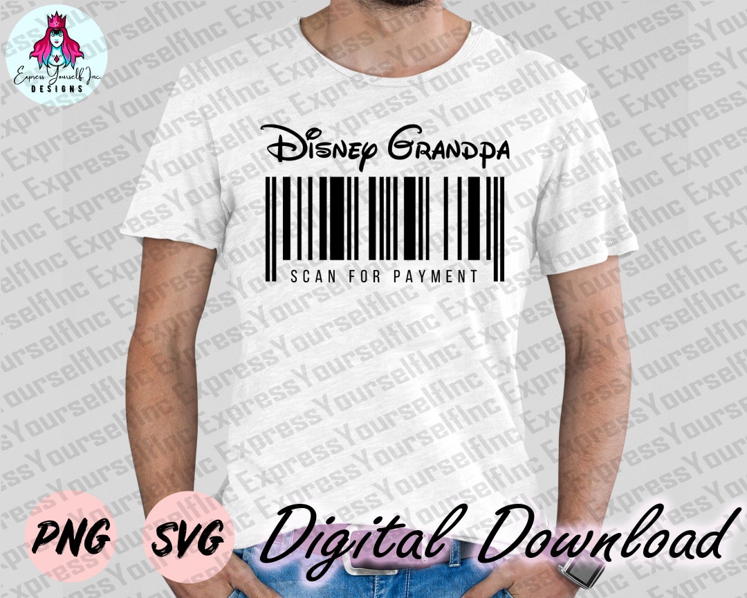 Scan for Payment Svg, Mouse Family Trip Svg, Disneygrandpa Svg ...
