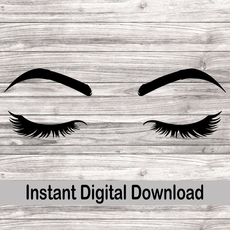 Lashes Svg - Etsy
