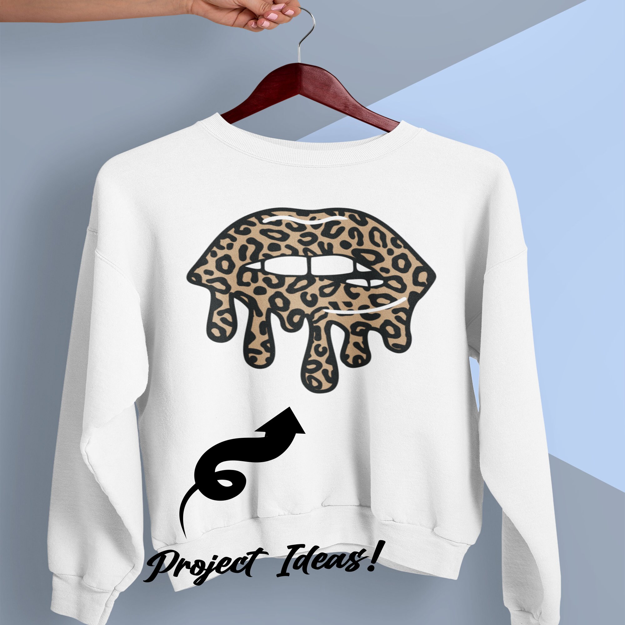 Leopard Lips Svg Lips Svg Bleeding Lips Svg Biting Lips - Etsy