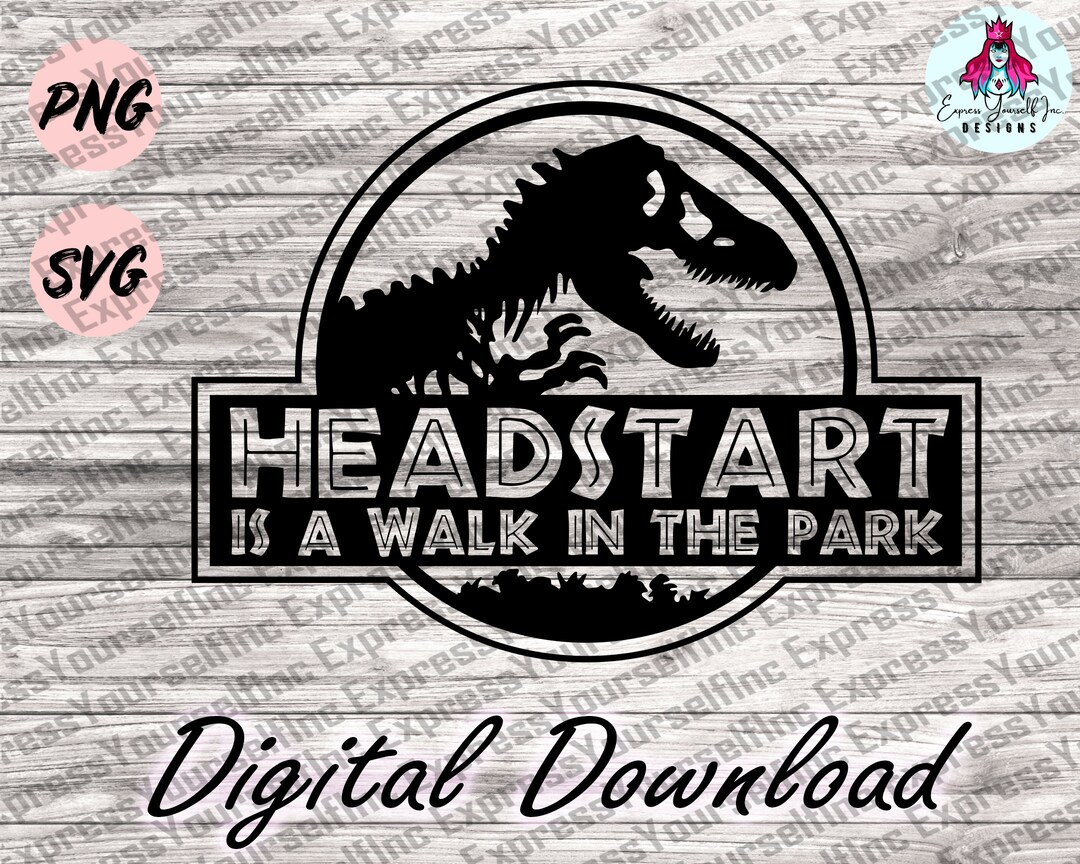 Headstart is a Walk in the Park Svg, Headstart Teacher Svg, School ...