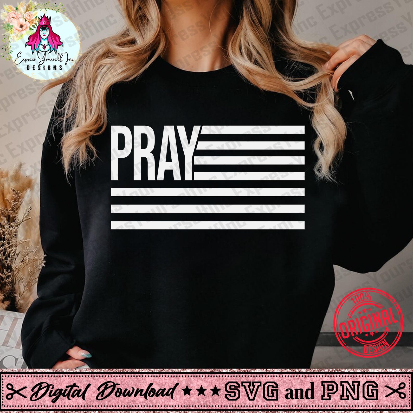 Pray Flag Svg, Christian Faith Clipart, Jesus Png, Pray, God, Bible ...