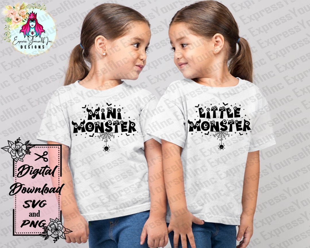 Little Monster Svg, Kid Halloween Svg, Mini-monster Svg, Halloween Svg ...