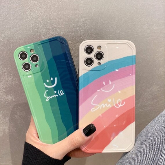 Two Colors Smile Face Case for IPHONE 7/7plus 8/8plus Iphone | Etsy