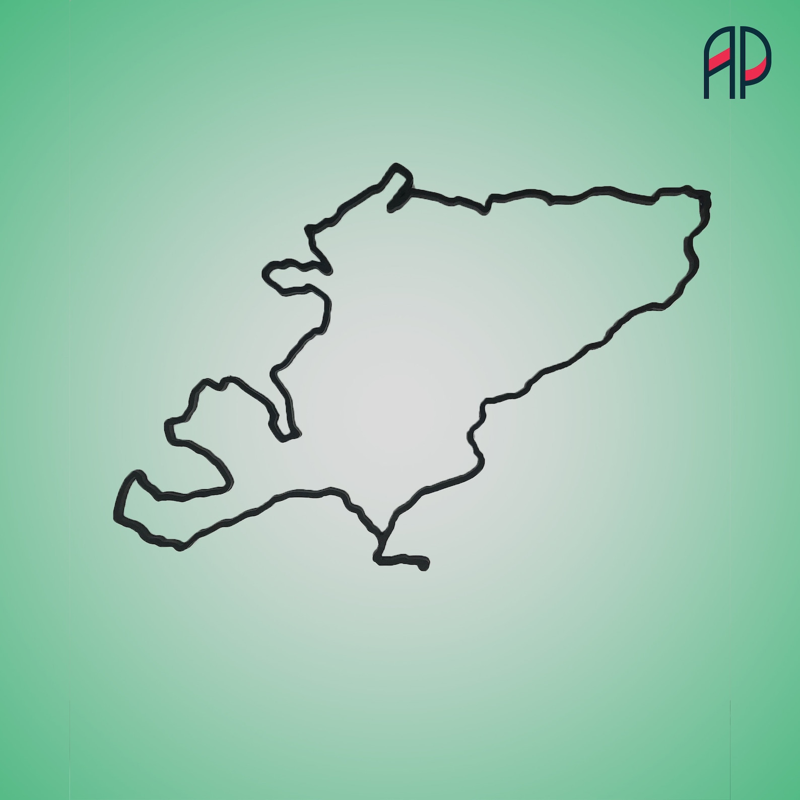 NC500 Map Layout Wall Art Made From Recycled Discarded | Etsy