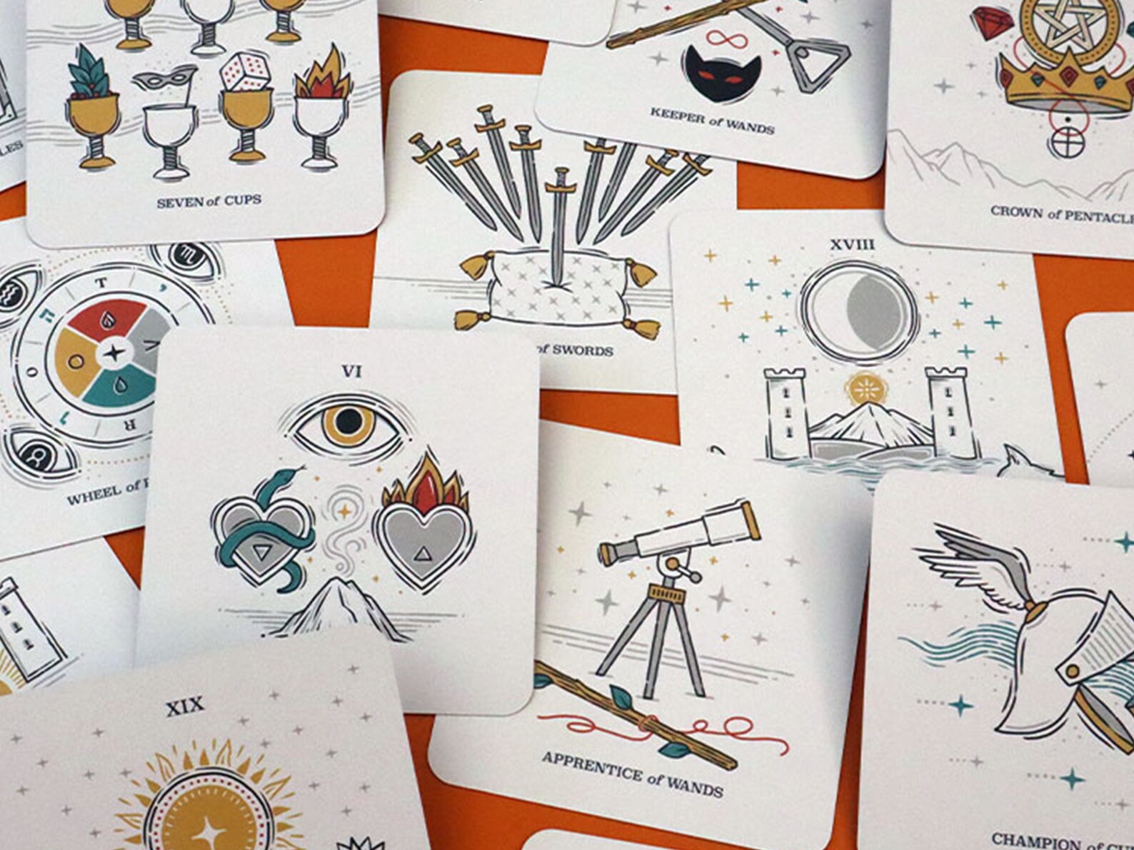 Trinity Tarot Genderless Plastic-free 78 Square Card Deck With - Etsy UK