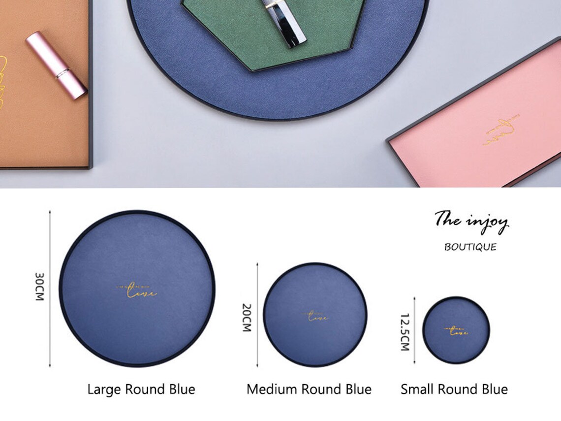 Leather Tray Handmade Metal Tray Entryway Key Dish Holder - Etsy