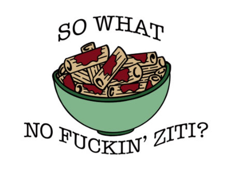 The Sopranos No Ziti AJ Soprano Sticker - Etsy