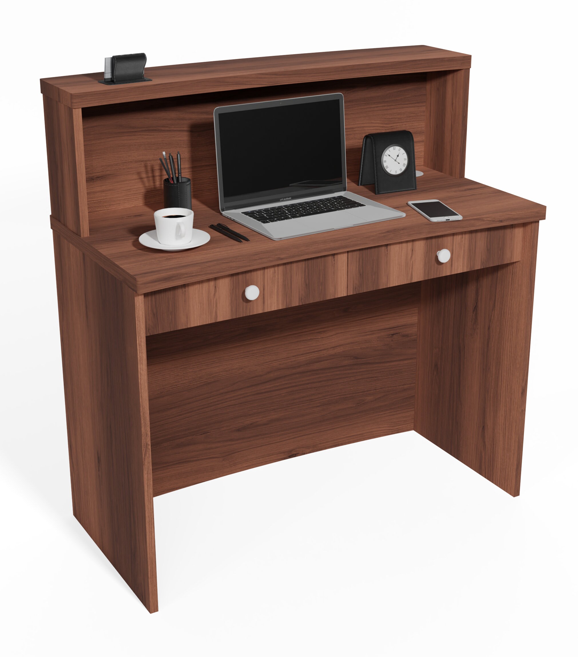40 Small Modern Reception Desk Transaction Counter, Laminate Desktop ...