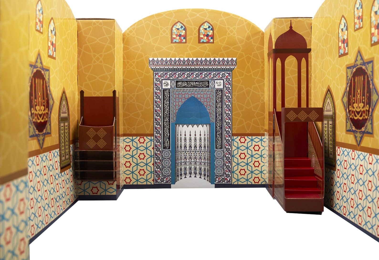 Cardboard Playhouse Masjid for Muslim Kids Toy for Learning - Etsy España