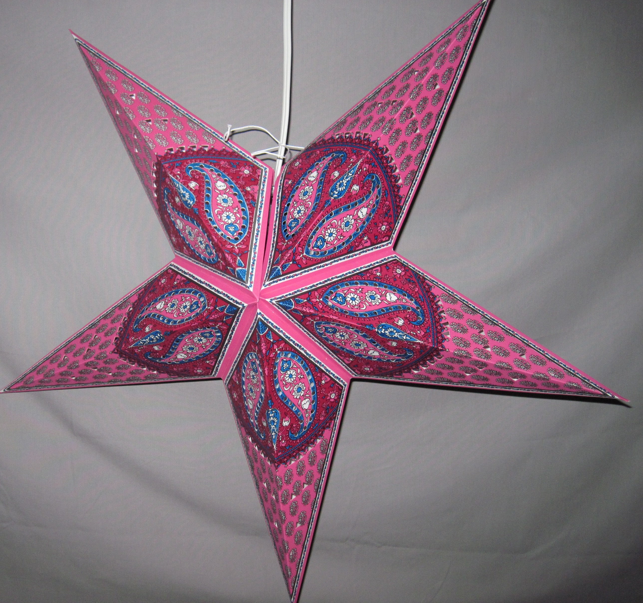 Star Daisy Daisy Chain Paisley Light Lantern Paper Folding | Etsy