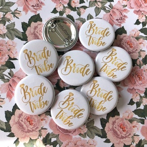 1.25in & 2.25in Bride Tribe - Etsy